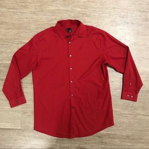 J. Ferrar Shirts | J Ferran Mens Slim Dress Shirt Sz Xl | Poshmark